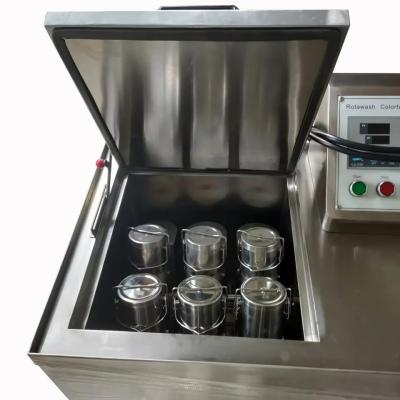 China High Performance Rotawash Color Fastness Machine For Textile Testing With Stainless Steel Body And Adjustable Running Time for sale
