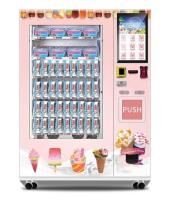 China Hot Food Vending Machine   With 21.51 Inch Touch Screen And  Refrigerated Temperature for sale