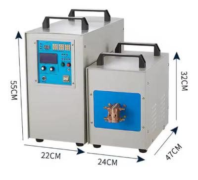 China Ultra-High Frequency Induction Heating 160kw LGBT Automatic Portable Induction Brazing Heating Machine for sale