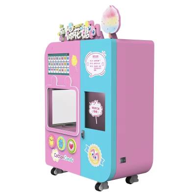 China Unique Ultrasonic Sensing Chip Brand-new Automatic Floss Sugar Cotton Candy Commercial Machine for sale