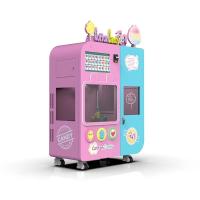 China Unique Ultrasonic Sensing Chip Brand-new Automatic Floss Sugar Cotton Candy Commercial Machine for sale