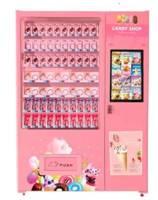 China ODM/OEM Automatic Frozen Food Ice Cream Yogurt Food Frozen Vending Machine for sale