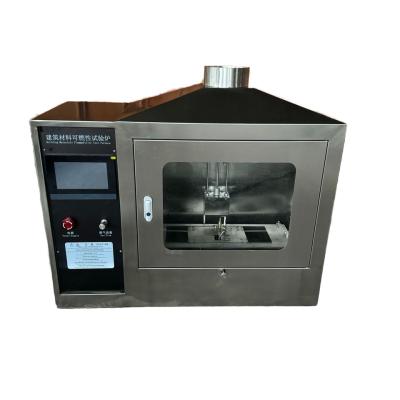 China Building Materials Ignitability Flammability Tester for Single Flame Source Test for sale