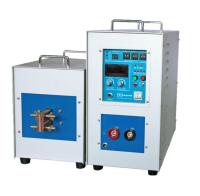 China 40 KW Small Electric Induction Round Bottle Jar Aluminum Foil Automatic Bottle Jar Sealing Machine Induction Heating Brazing for sale