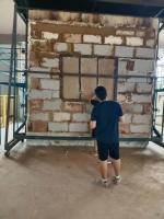 China ISO 834 Compliant Vertical Fire Resistance Test Furnace with 1200 °C Temperature and Modular Construction for sale