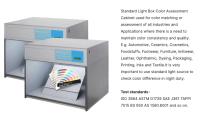 China YUYANG Colour Matching Cabinet Standard Light Source Color Assessment Cabinet for Textile Paint Ink Inspection for sale
