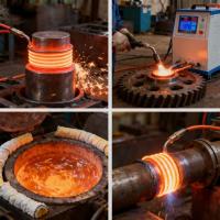 China Low Price Hot Sale in Russia High Frequency 25KW Portable Induction Heating Machine for sale