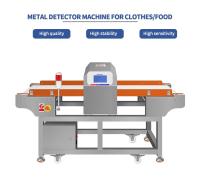 China Food Grade Metal Detector With Sound and Light Alarm Reject System for Quality Control for sale