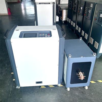 China Medium Frequency Induction Heating Forging Machine for Metal Bar Bolt & Nut Heating with Steel Motor & Pump Core Components for sale