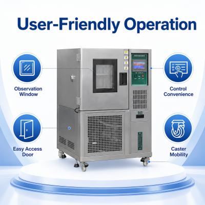 China Programmable Temperature Humidity Chamber for Low Temperature Test with Humidity Fluctuation ±0.1%R.H. for sale