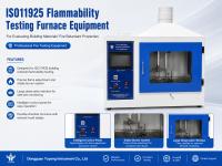 China ISO 11925-2 Single Flame Source Ignitability Testing Equipment for Building Materials Fire Retardant Test for sale