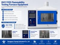 China Building Material Flammability Tester ISO11925 Fire Testing Furnace for Ignition Performance Evaluation for sale