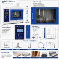 China Laboratory ISO11925 Flame Testing Equipment for Construction Material Fire Safety Analysis for sale