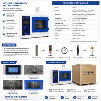 China Laboratory ISO11925 Flame Testing Equipment for Construction Material Fire Safety Analysis for sale