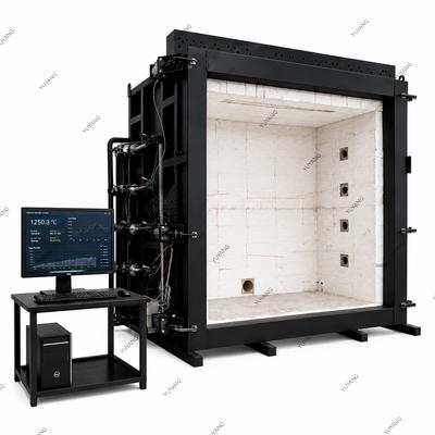 China BS 476 EN 1365 Building Construction and Materials Vertical Fire Resistance Test Furnace for sale
