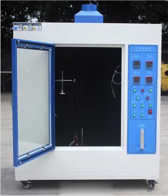 China Stainless Steel Needle Flame Tester with Adjustable Burner Angle and 0.5 Cubic Meters Test Chamber for sale