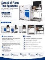 China YYF018 Spread of Flame Test Apparatus for sale
