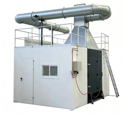 China EN 13823 Compliant Single Burning Item Test Apparatus with 31 kW Propane Burners and Built-in Smoke Density Measurement for sale
