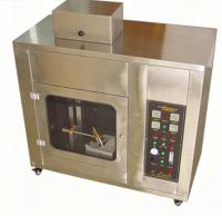 China Plastic Horizontal Burning Rate Test Apparatus with Adjustable Burner Angle Stainless Steel Construction and Sealed Toughened Glass Observation Window for sale