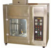 China Plastic Horizontal Burning Rate Test Apparatus with Adjustable Burner Angle Stainless Steel Construction and Sealed Toughened Glass Observation Window for sale