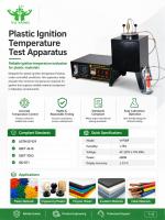 China Plastic Ignition Temperature Test Apparatus ASTM D1929 ISO 871 Fire Testing Equipment for sale