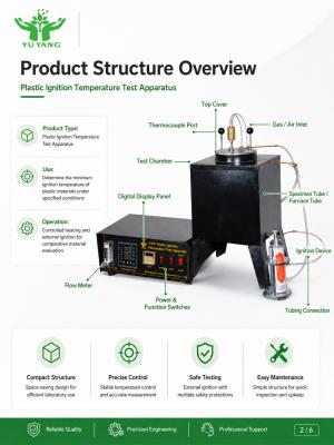 China Plastic Ignition Temperature Test Apparatus ASTM D1929 ISO 871 Fire Testing Equipment for sale