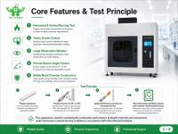 China ASTM D1929 Plastic Ignition Temperature Tester for Polymer Material Fire Testing for sale
