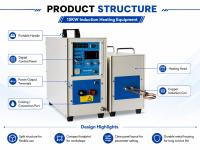 China 15KW High Frequency Induction Heating Machine Customized Quenching Welding Equipment for Metal Heating for sale