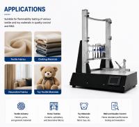 China Multi-Purpose Flammability Testing Equipment with Adjustable Flame Level SUS 304 Stainless Steel and PLC Control for Textile and Toy Materials for sale