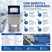 China Automatic Food X-Ray Inspection Machine Conveyor Type Foreign Object Detector with Reject System for sale