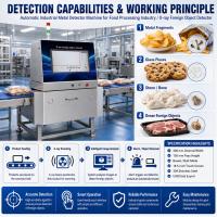 China Automatic Food X-Ray Inspection Machine Conveyor Type Foreign Object Detector with Reject System for sale