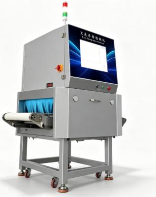 China Stainless Steel Food Safety X-Ray Foreign Object Detector Machine for Meat Seafood Snack Packaging Inspection for sale