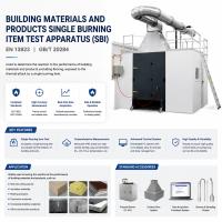 China Automatic Single Burning Item Test Apparatus SBI Reaction to Fire Testing Equipment for Construction Materials for sale