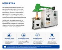 China ISO 12136 Compliant Fire Propagation Apparatus for Heat Release Rate Measurement and Combustion Gas Analysis for sale