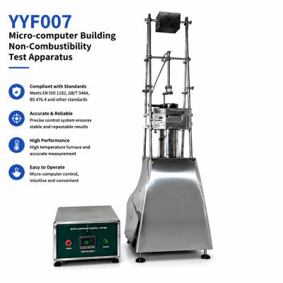 China Micro-computer Control EN ISO 1182 Compliant Non-Combustibility Test Apparatus with 1600°C Heat Resistance Fire Tester for sale