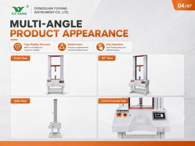 China Industrial Universal Material Testing Machine 1Ton Load Support Tear Bend Shear Sustained Tension Pressure Test for sale