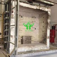 China Vertical Fire Resistance Testing Furnace for Building Components ISO 834 BS 476 for sale
