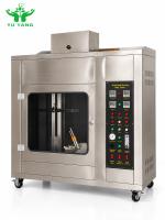 China Plastic Horizontal Burning Rate Test Apparatus with Adjustable 90°,45° Angle and Sealed Toughened Glass Observation Window for UL94 HB V0 V1 V2 Flammability Testing for sale