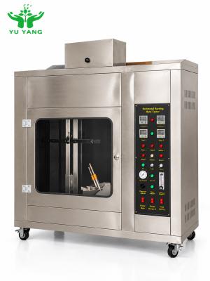 China Plastic Horizontal Burning Rate Test Apparatus with Adjustable 90°,45° Angle and Sealed Toughened Glass Observation Window for UL94 HB V0 V1 V2 Flammability Testing for sale