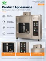 China Plastic Horizontal Burning Rate Test Apparatus with >0.5m³ Stainless Steel Test Chamber and 50W Flame for Adjustable 90°,45° Angle Testing for sale