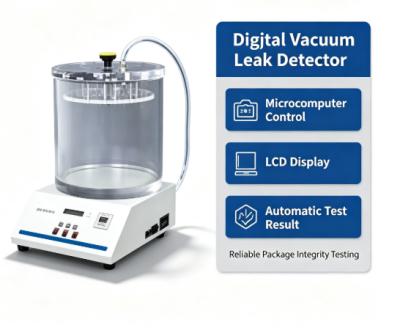 China Digital Preset Vacuum Leak Tester with Automatic Compensation and Microcomputer Control for Package Seal Performance Detection for sale