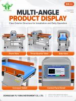China Conveyor Belt Food Metal Detector Machine for Food Production Line Metal Contaminant Inspection for sale