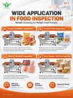 China Tunnel Type Food Metal Detector Machine for Snack, Meat, Seafood Metal Foreign Object Detection for sale