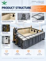 China BS EN ISO ASTM UL Compliant Horizontal Fire Resistance Test Furnace with 650mm x 350 mm x 650mm Test Table Size and 0~50 kW / m2 Heat Flux for sale