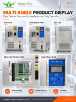 China Constant Temperature And Humidity Test Chamber 80L 150L 225L Programmable Climate Environmental Test Chamber for sale