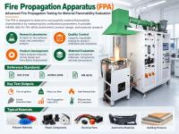 China Fire Propagation Apparatus FPA Flammability Testing Equipment for Heat Release Smoke and Mass Loss Analysis for sale