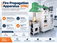 China Fire Propagation Apparatus FPA Flammability Testing Equipment for Heat Release Smoke and Mass Loss Analysis for sale