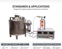 China Plastic Ignition Temperature Test Apparatus | ASTM D1929 ISO871 GB/T4610 Plastic Minimum Ignition Temperature Tester for Polymer Flammability Test for sale