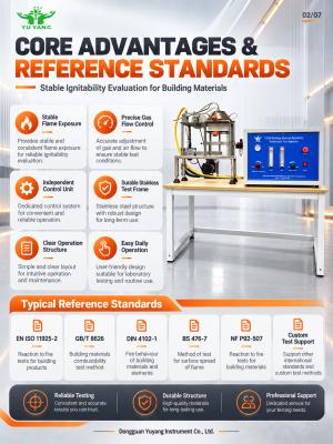 China Fire Reaction Test Apparatus ISO5657 Radiant Heat Ignitability Testing Machine For Flat Building Composite Materials Max 70mm Thickness for sale