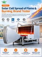 China UL1730 UL790 IEC61730 Burning Brand Tester with 0.5 Cubic Meters Test Chamber for Photovoltaic Module Fire Resistance for sale